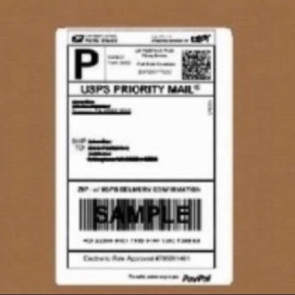 Office | 20 Half Sheet 2 Up Shipping Labels Printer 85x11 Sheets 2 Per ...